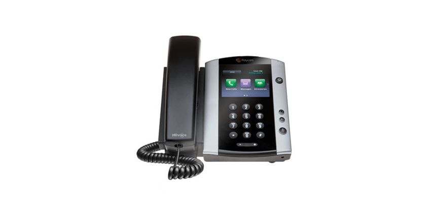 how does a polycom phone work